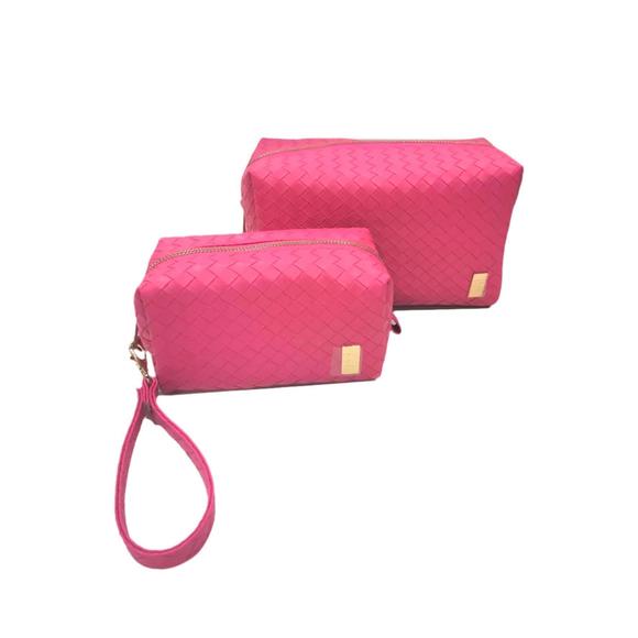 TRVL DESIGN | Bags | New Trvl Design Luxe Duo Home Bag Woven Dahlia Set ...